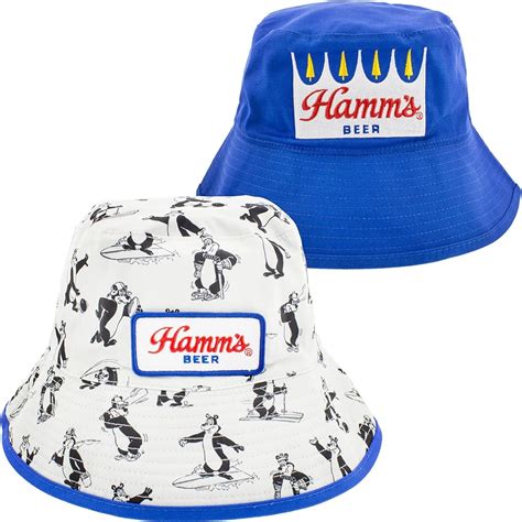 Beer Cans All Over Reversible Text Bucket Hat For Sale Beer Cans All