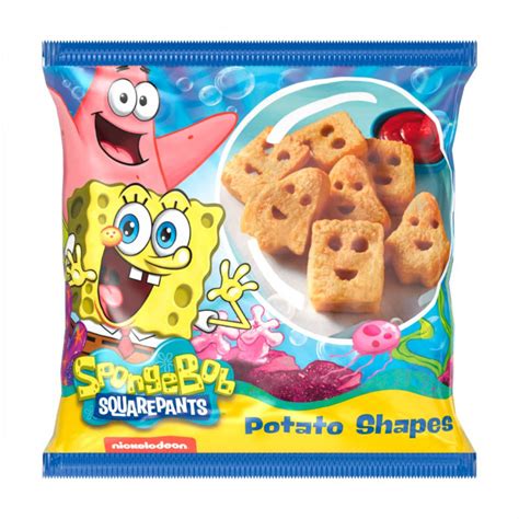 Spongebob Squarepants Potato Shapes 600g Potatoes Iceland Foods