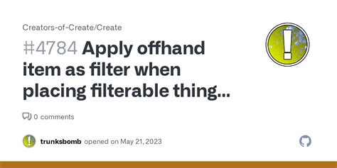 apply offhand item as filter when placing filterable things deployer