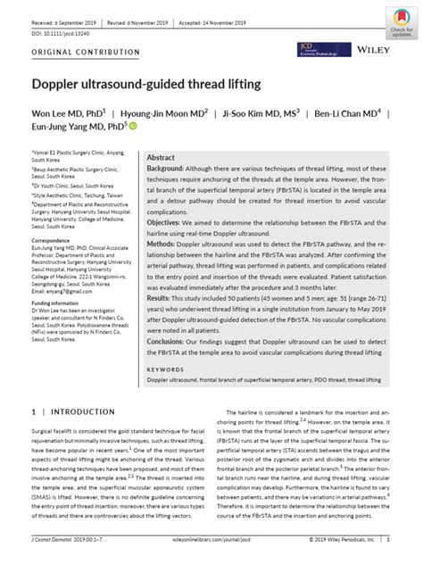 Artigo Doppler And Lifting Pdf Medical Ultrasound Anatomy