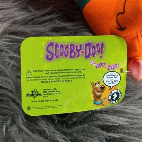 Toy Factory Toys 9 Fluorescent Neon Orange Scooby Doo Plush Poshmark