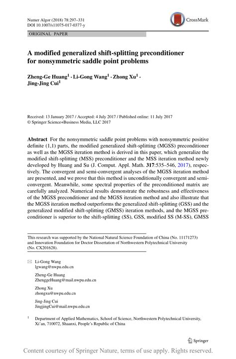 A Modified Generalized Shift Splitting Preconditioner For Nonsymmetric Saddle Point Problems