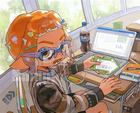 Inkling Player Character And Inkling Girl Splatoon Drawn By Miko Danbooru