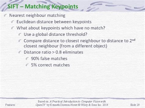 Features Induction Moravec Corner Detection Harrisplessey Corner Detection