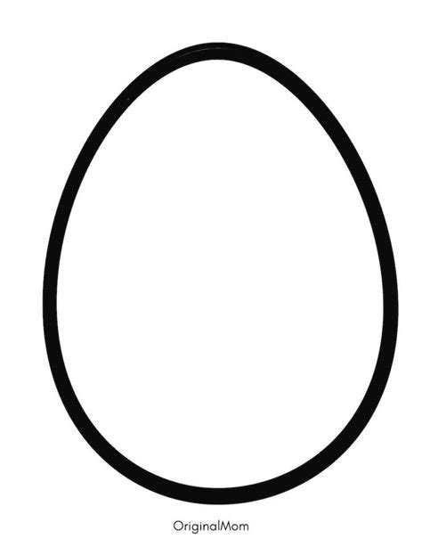 Egg Template Free Printable