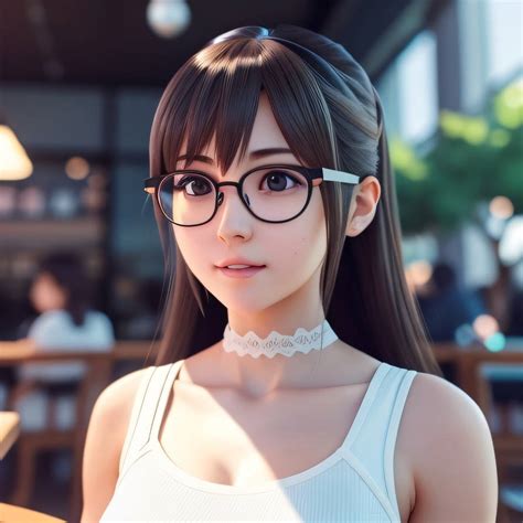 Glasses Girl Ver2 By Fengtasy On Deviantart