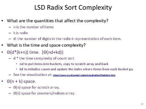 Count Sort Bucket Sort Radix Sort Noncomparison Sorting