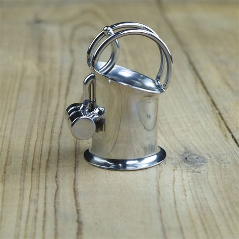 Pa Chastity Cage Prince Albert Chastity Lock Penis Bondage Etsy