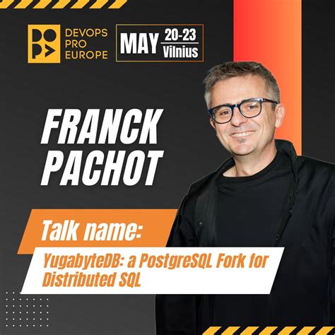 Ernestas Sysojevas On Linkedin Join Franck Pachot Developer Advocate