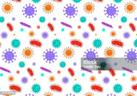 코로나바이러스 및 인플루엔자 바이러스의 이미지 일러스트레이션 바이러스 벡터 아이콘입니다 흰색 배경 벡터 일러스트레이션 0명에 대한 스톡 벡터 아트 및 기타 이미지 Istock