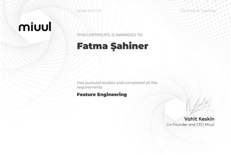 Fatma Ş On Linkedin Machinelearning Datascience Miuul Followfuture Mentoring