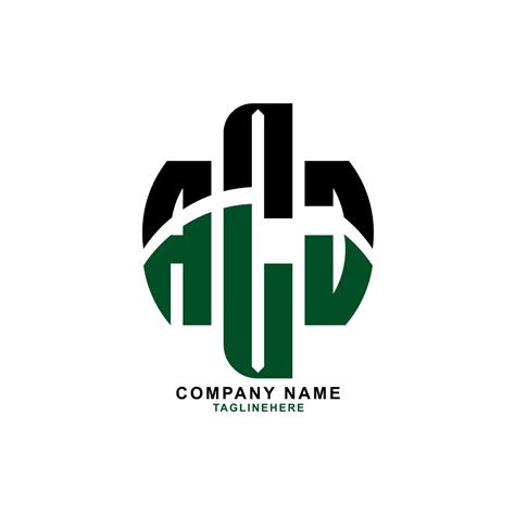 Creative Acj Letter Logo Design With White Background 10965600 Vector