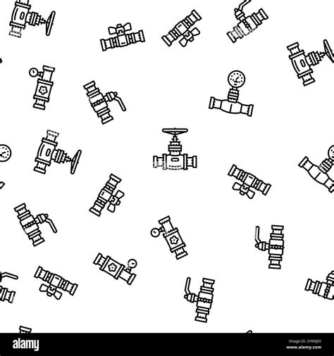 Pipeline Oil Industry Gas Pipe Seamless Pattern Vector Stock Vector Image And Art Alamy