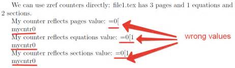 Carrying Counters Over To Another File Using Zref Tex Latex Stack