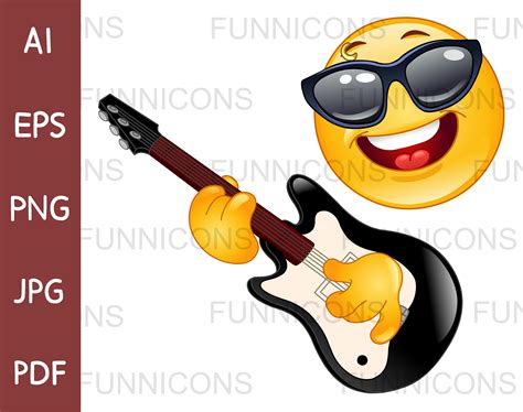 Guitar Playing Clip Art