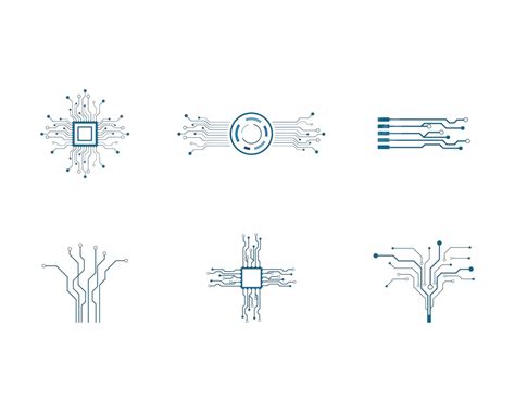 Circuit Technology Logo Vector Vector Computer Processor Vector Vector Computer Processor Png