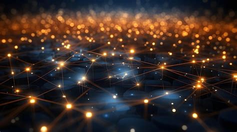 Premium Ai Image Network Light Background