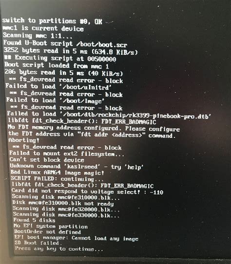 Pinebook Pro Armbian From Sd Doesnt Boot After Apt Upgrade Pinebook Pro Armbian Community