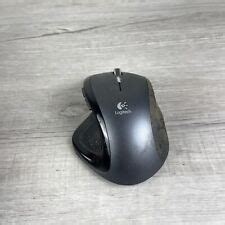 Used Logitech MX Revolution M RBQ Bluetooth Wireless Mouse W USB Receiver Working UBB Threads