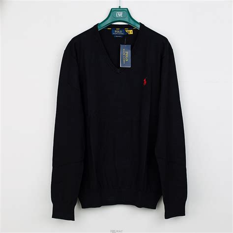 Ralph Lauren 니트 스웨터 폴로랄프로렌 피마코튼 브이넥 팝니다 원래 명품은 필웨이 Feelway