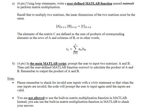 Solved A 6 Pts Using Loop Statements Write A