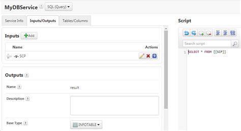 solved problems with the input parameter in the sql query ptc