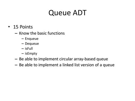 Exam 2 Review Cs 3358 Data Structures Ppt Download