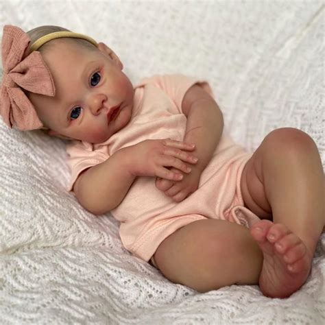 Anano Muñecas De Bebé Reborn De Silicona De Cuerpo Completo De 19