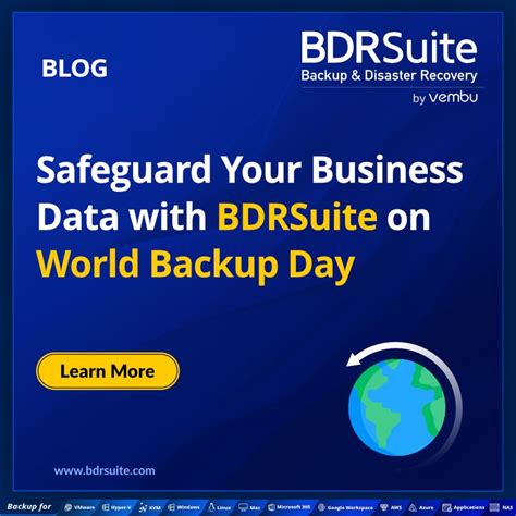 Worldbackupday Bdrsuite Backup Databackup Datasecurity Dataprotection Vembu Technologies