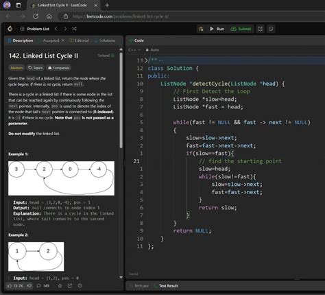 Tushar Singh On Linkedin Linkedlist Cycledetection Twopointers