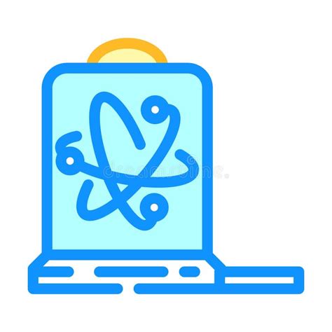 Sensor Quantum Technology Color Icon Vector Illustration Stock Vector