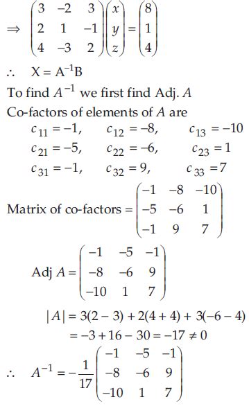 Using Matrices Solve The Following System Of Linear Equations 3x 2y