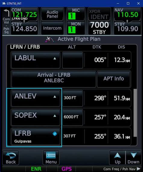 MSFS Tutorials Garmin GTN750 GPS Loading A Flight Plan Simvol