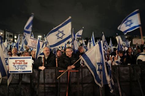 Photos Of Anti Netanyahu Israel Protest The Washington Post