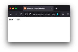 How To Get Current Timestamp In PHP