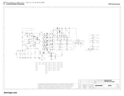 Behringer Pmp6000 Powered Mixer Schematics 2 Pdf