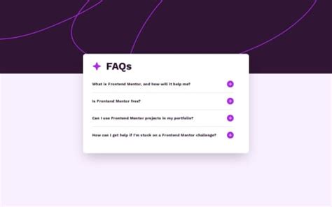 Frontend Mentor Faq Accordion Using React And Tailwind Css Coding Challenge Solution