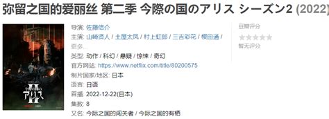 网飞压轴解谜闯关神作《弥留之国的爱丽丝》第二季来了游戏现实世界