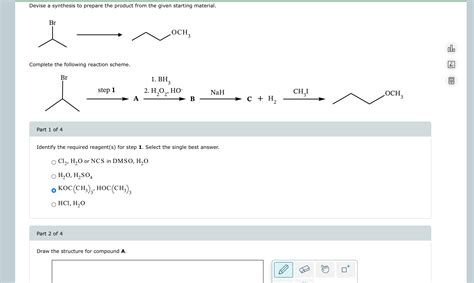 Solved Devise A Synthesis To Prepare The Product From The Chegg Com