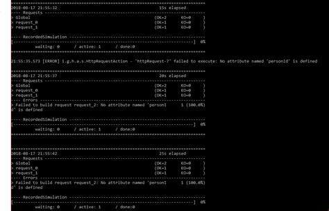 Failed To Build Request Request2 No Attribute Named Personid 1 1000 Is Defined Gatling