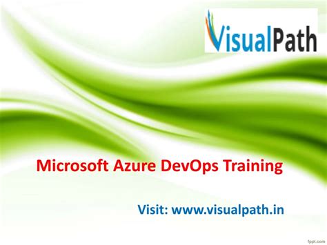 PPT Azure DevOps Online Training Microsoft Azure DevOps Training PowerPoint Presentation