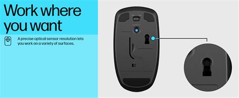 Amazon In Buy HP X Wireless Mouse With GHz Wireless Connectivity Adjustable DPI Up To