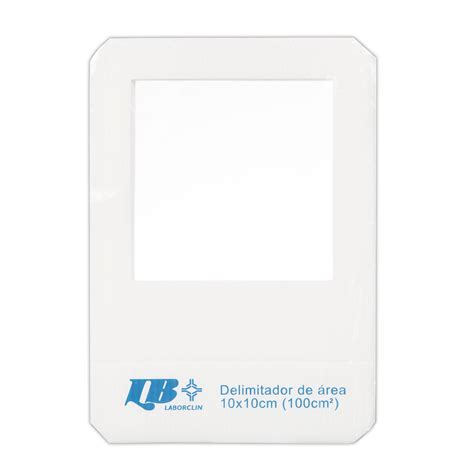 Guia De Amostragem 10x10cm 100cm² Gabarito Pacote C 5un Laborclin