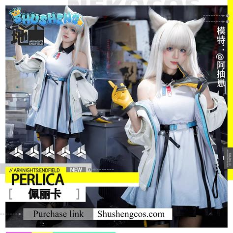 Game Cosplay Series Arknights Endfield Perlica Cosplay Sweet Costume