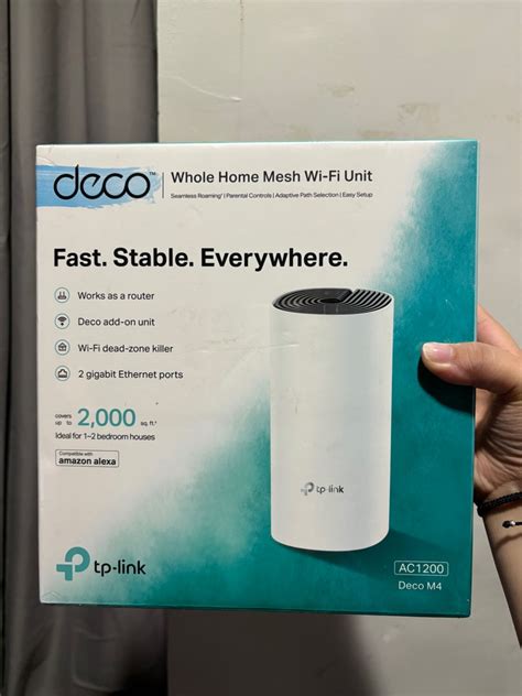Deco Home Mesh Wifi Unit Tplink Computers Tech Office Business Technology On Carousell