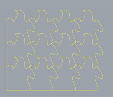 Parametric Puzzle Tessellation Patterns 6 Steps Instructables