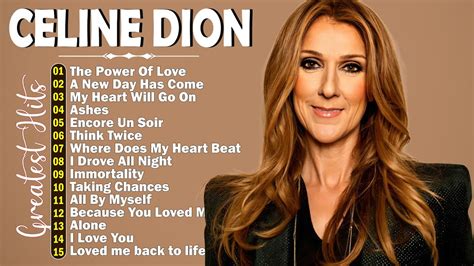 Céline Dion Mix Songs 2025 Celine Dion Greatest Hits Full Album
