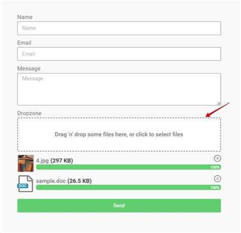 dropzone field for elementor form wp plugins ft food ecommerce and seo