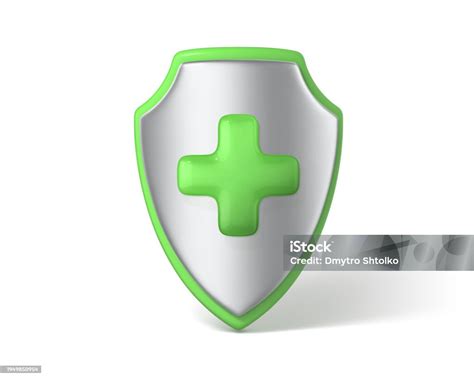 십자가가 있는 의료 건강 보호 방패 의료 보호 개념 의료 보호 아이콘입니다 벡터 3d 일러스트 개념에 대한 스톡 벡터 아트 및 기타 이미지 Istock