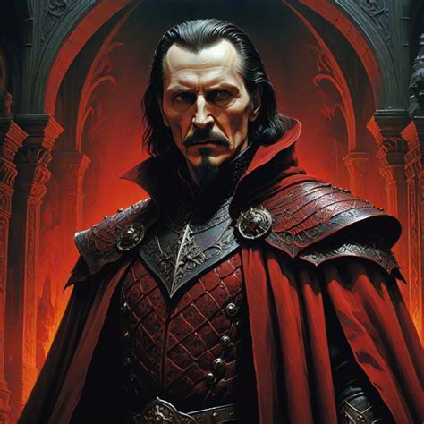 Vlad Dracula Vlad Dracula In Dramatic Baroque Portrait